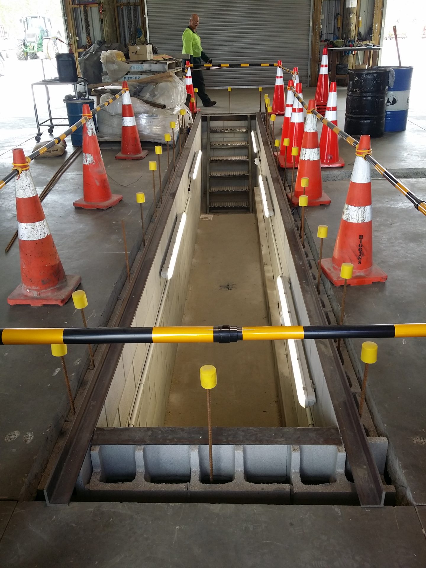 Mechanical pit lighting | Alex Stewart Electrical