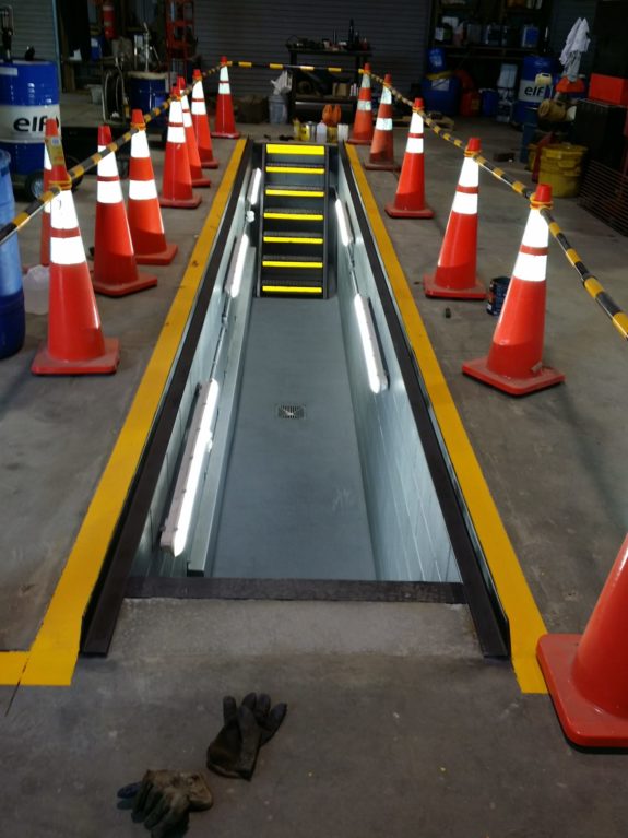 Mechanical pit lighting | Alex Stewart Electrical